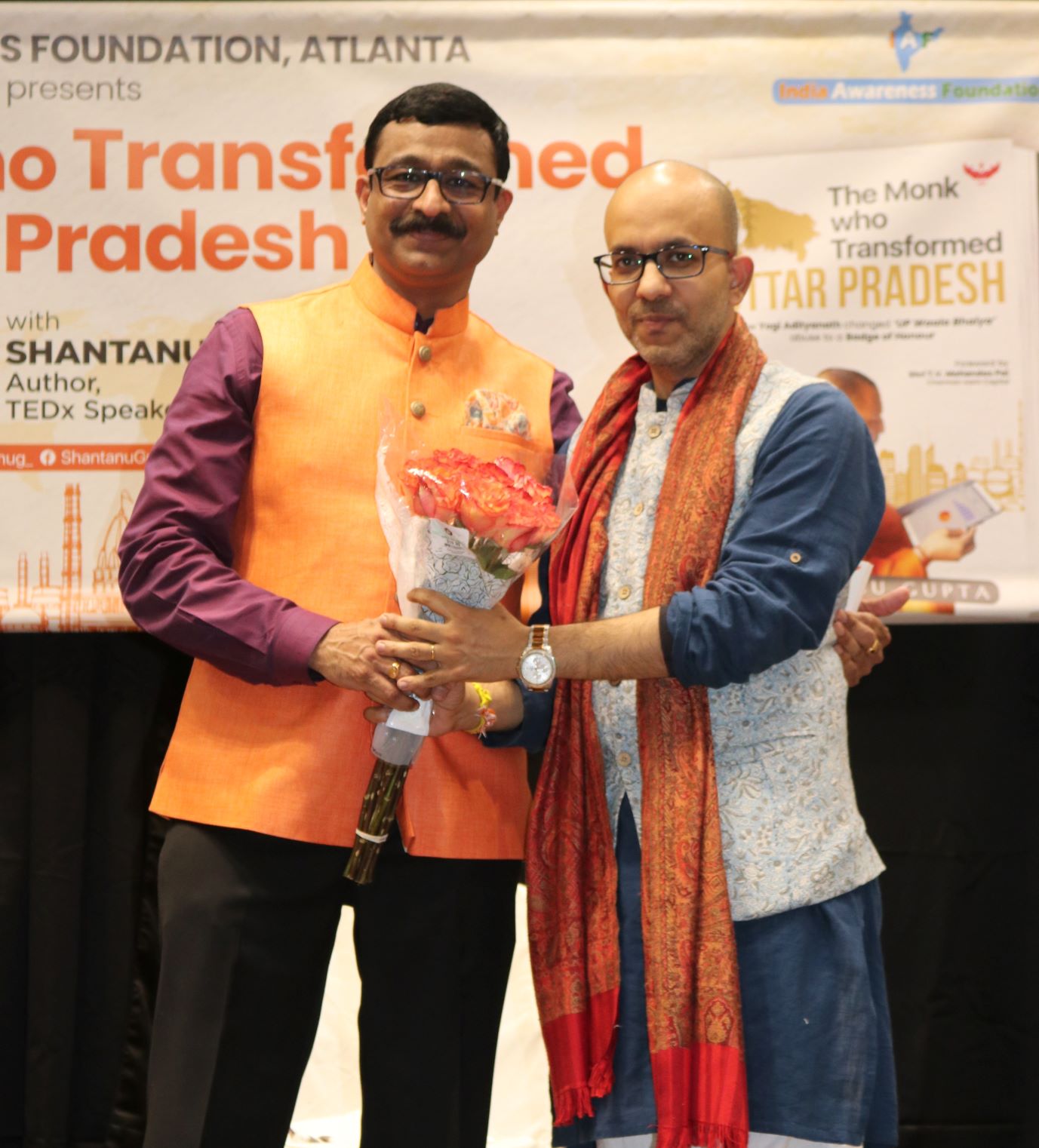 Shantanu Gupta's book 'The Monk Who Transformed Uttar Pradesh' released in Atlanta | NRI Pulse