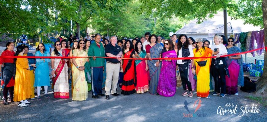 Atlanta women run/walk for a cause draped in vibrant nine yards at ...
