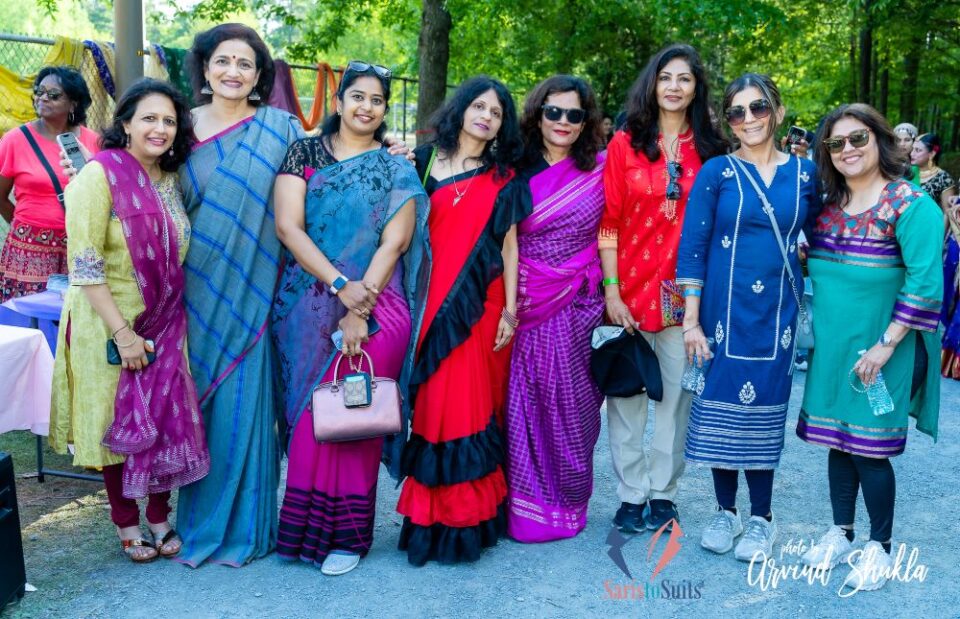 Atlanta women run/walk for a cause draped in vibrant nine yards at ...