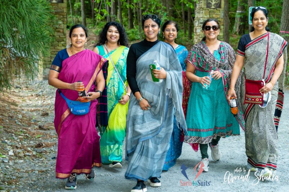 Atlanta women run/walk for a cause draped in vibrant nine yards at ...