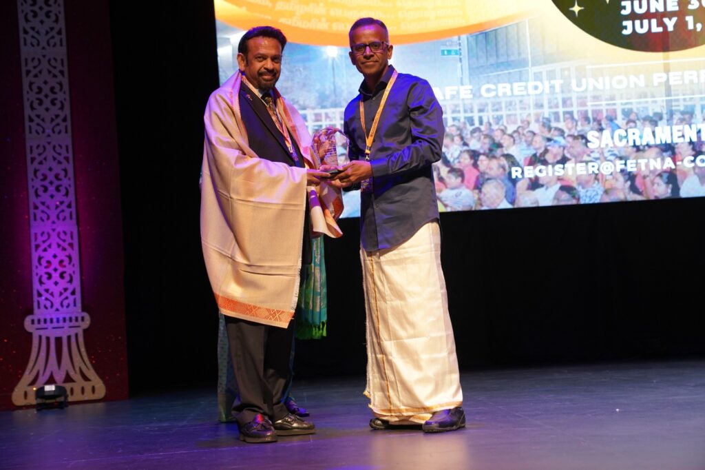 Dr Indrakrishnan receives TAP award; donates award money to widows and ...