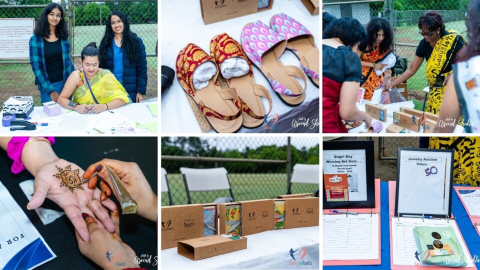 S2S annual sari walk/run: Women in vibrant saris step off in rain like ...