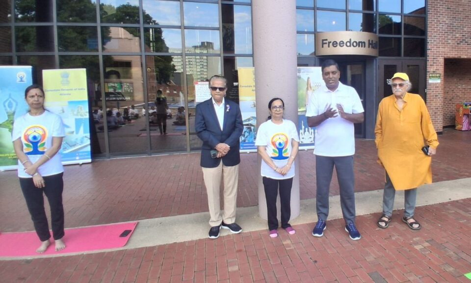 Yoga Day Curtain-Raiser Held at King Center Ahead of Atlanta ...