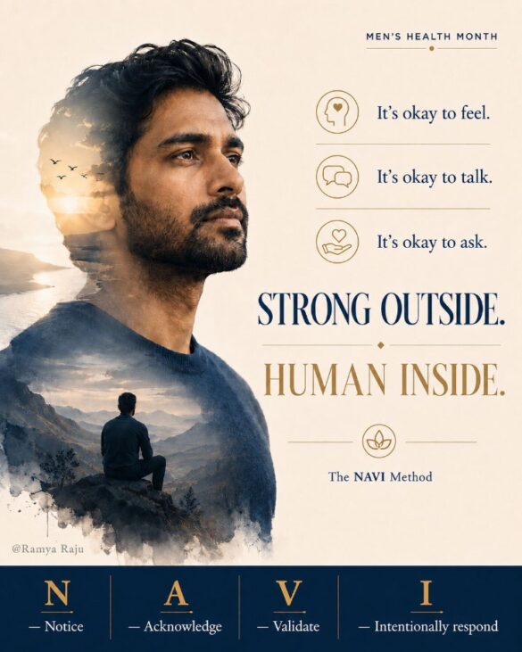 Strong Outside, Human Inside: Why Men Need Emotional Health Too | NRI Pulse